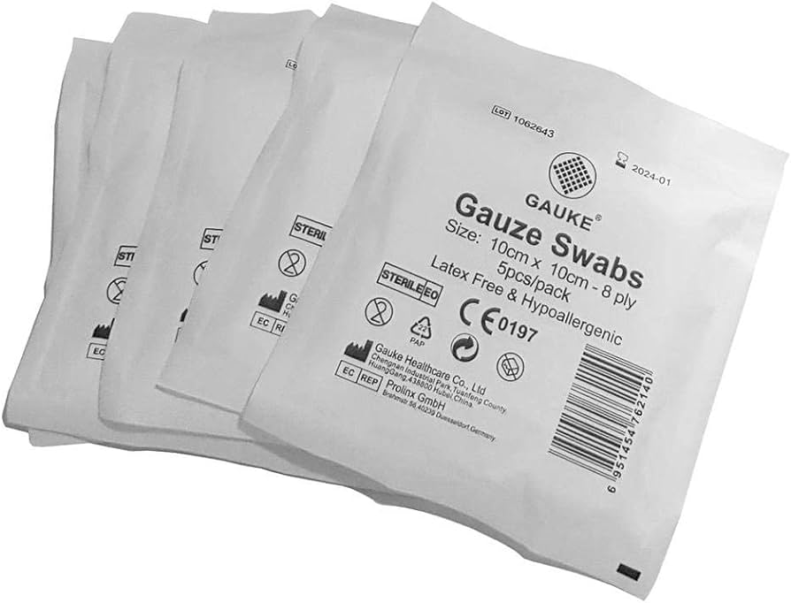Sterile gauze swabs 10cmx10cm - Supplies Ltd